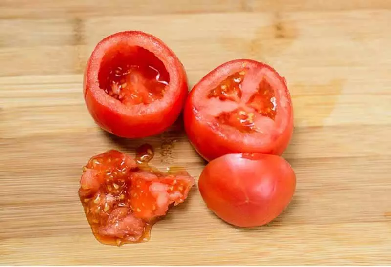 Туна толтурулган Cherry Tomatoes, жаңы жана жөнөкөй жакшылык 4452_3