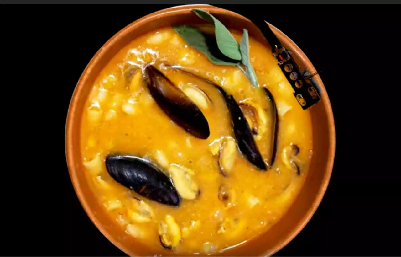 Pasta, សណ្តែក និង mussels | រូបមន្តដោយ Antonino Cannavacciuolo