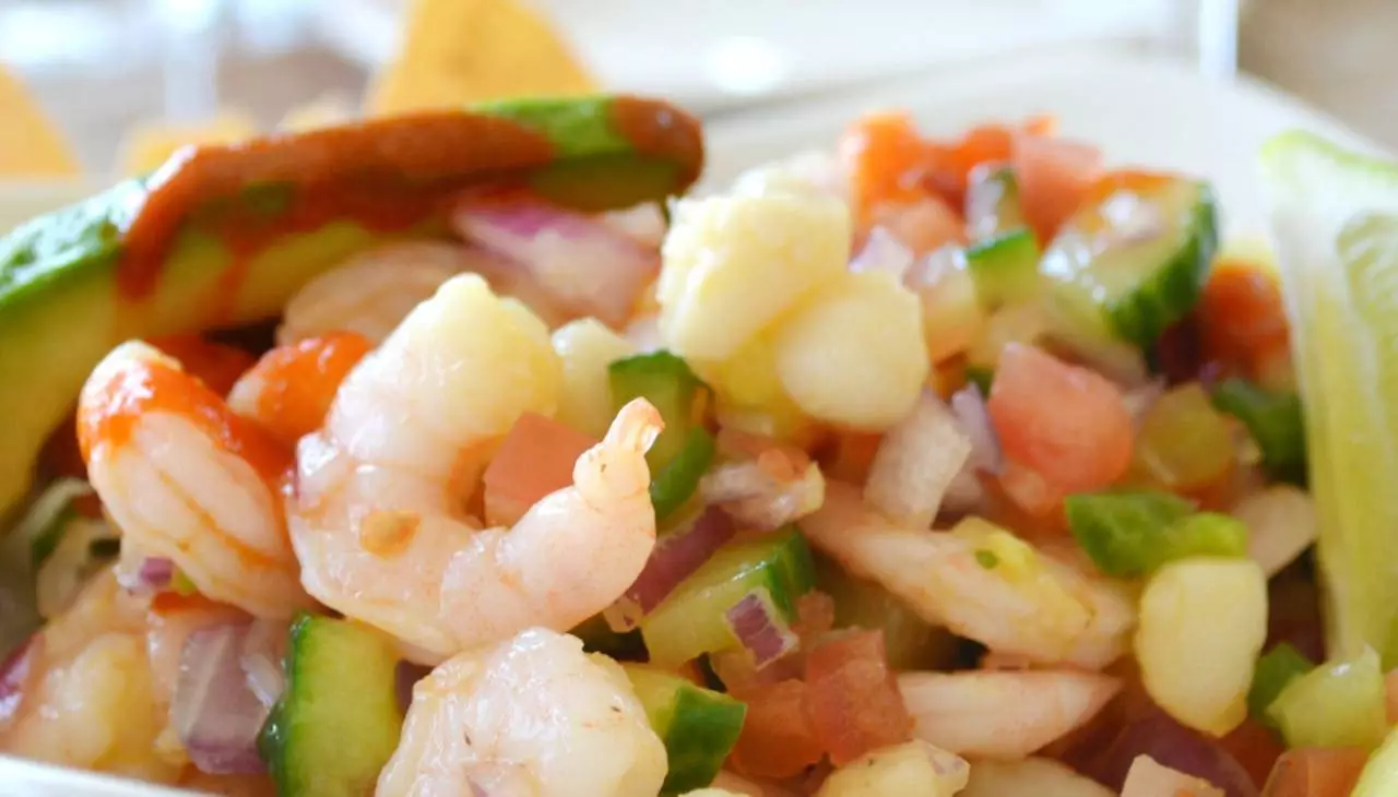 Shrimp avoka salade - resept icapa