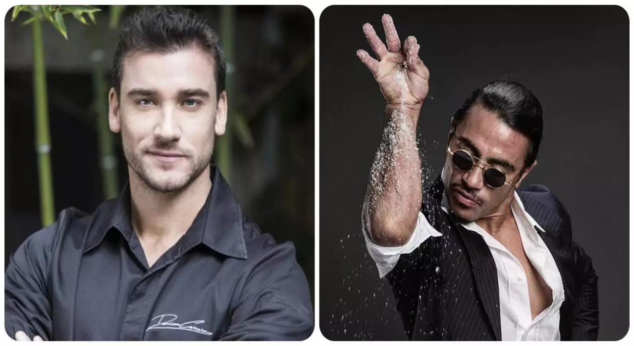 Damiano Carrara Salt Bae cùng nhau - RicettaSprint