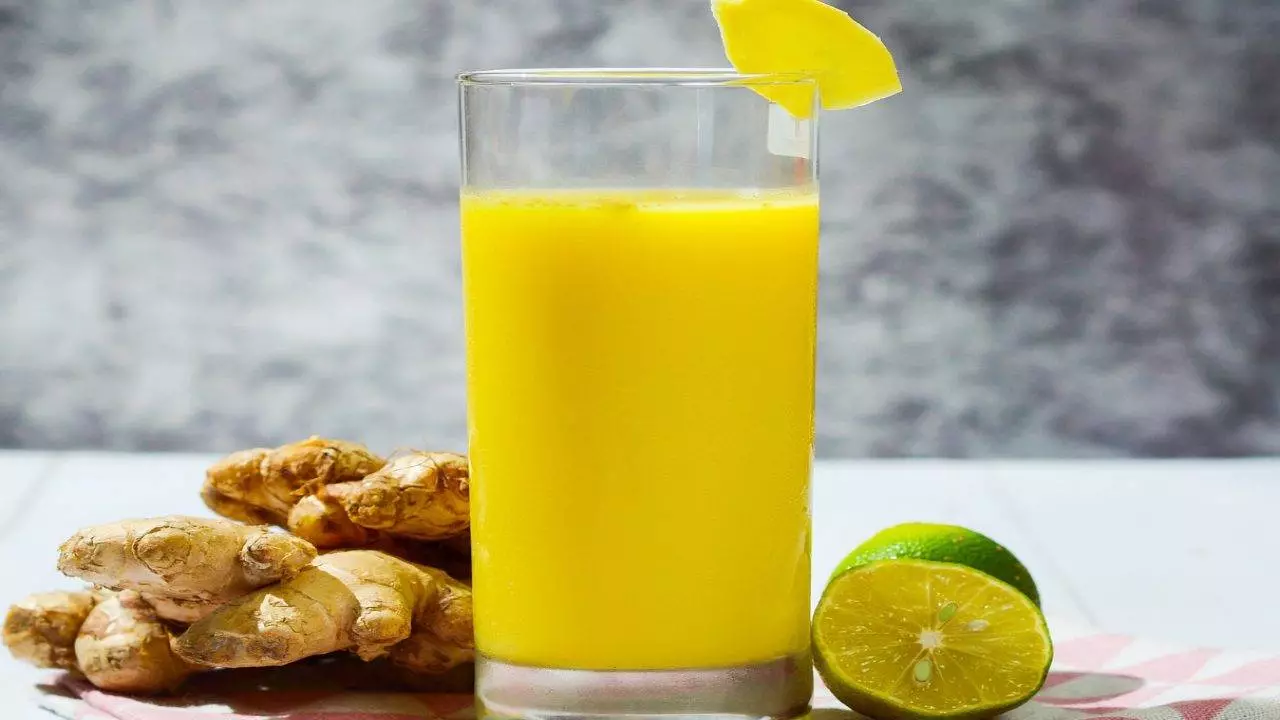 Ingefära juice | Enkelt recept perfekt att servera kall