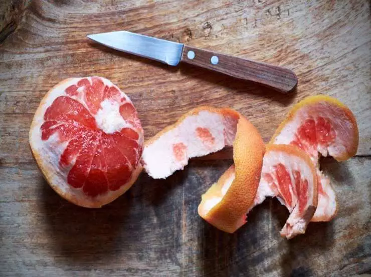 mermelada de pomelo rosa - impresión de receitas