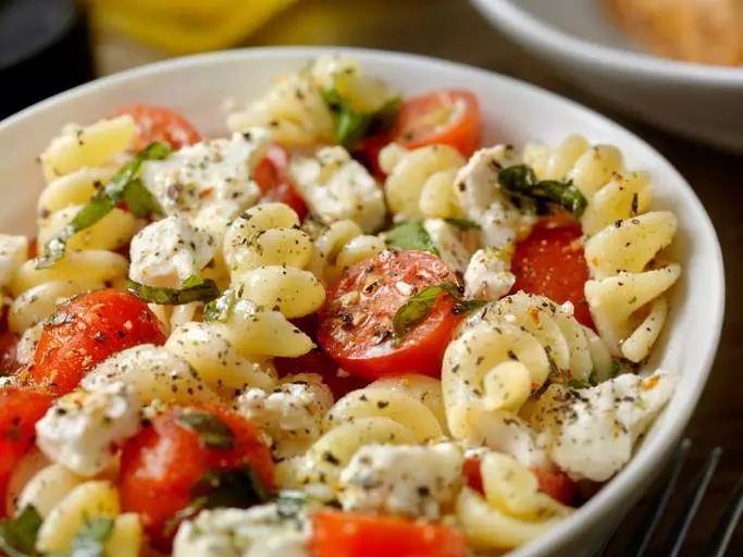 pasta malulu, tamato ma feta