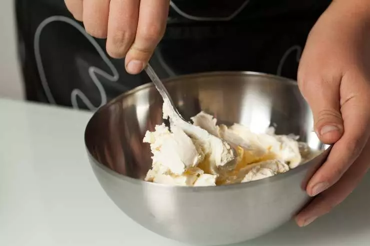 Kue keju jahe yang mudah - cetakan resep