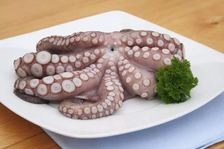 Octopus grilled na poteto, nke abụọ n'etiti oke osimiri na ala 5558_2