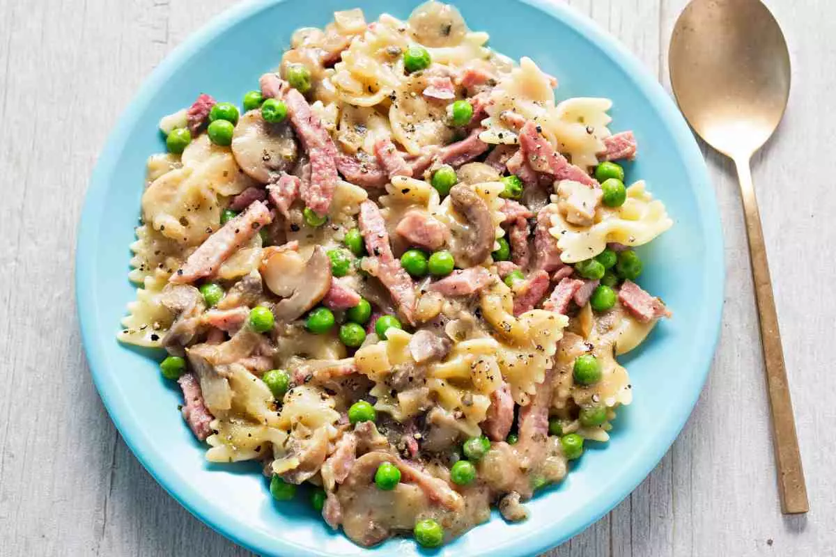 Pasta del skogshuggare, en inbjudande förstarätt full av aromer