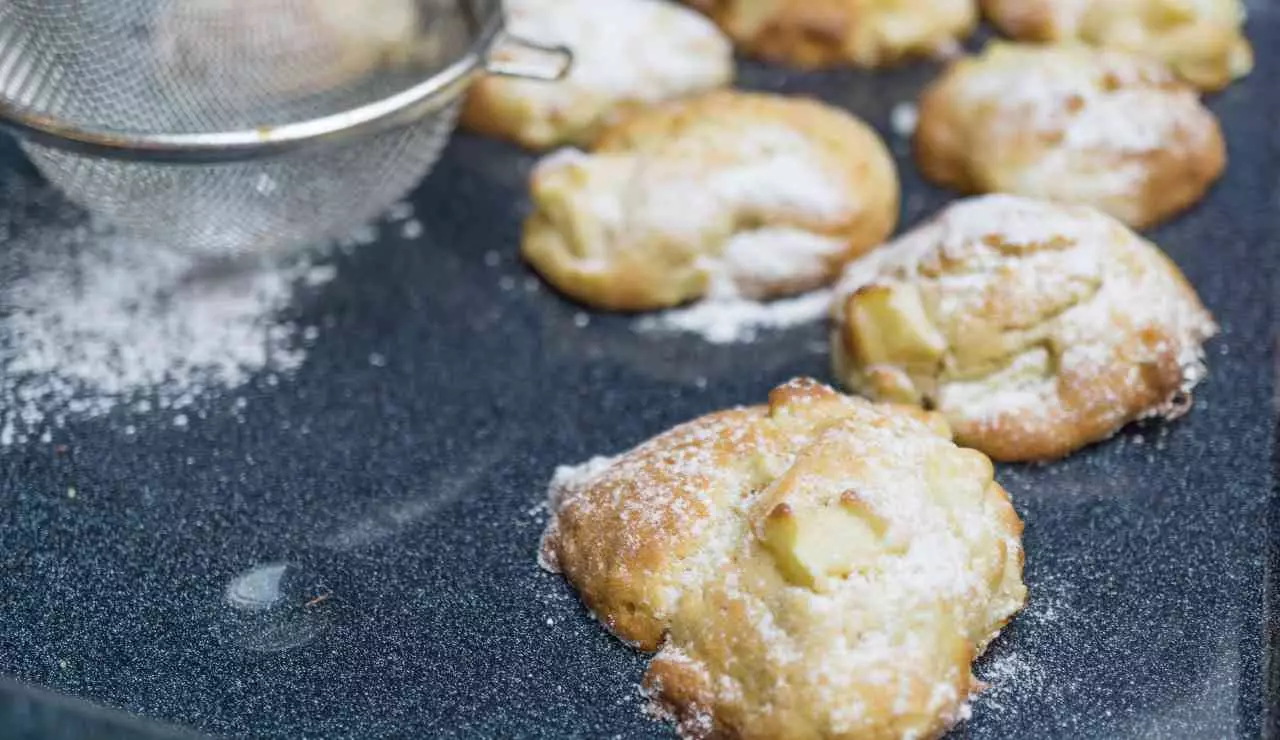 Impresión de receita de galletas de ricotta e pera