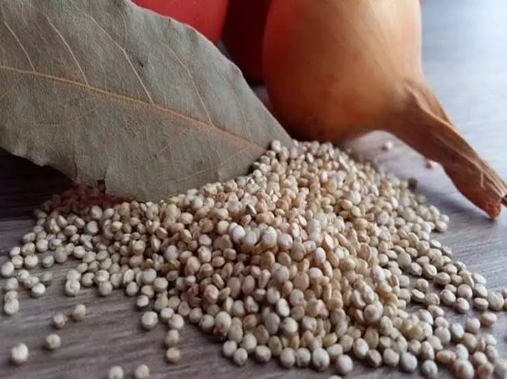 Bhinzi uye quinoa saladi MUFANANIDZO dhinda resipi