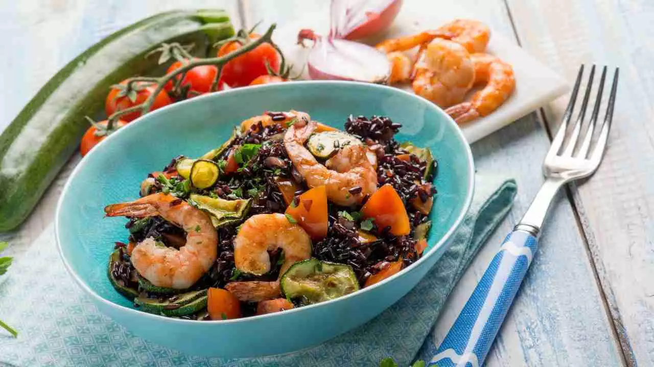 NASI VENUS DENGAN UDANG DAN ZUCCHINI - RESEP SPRINT