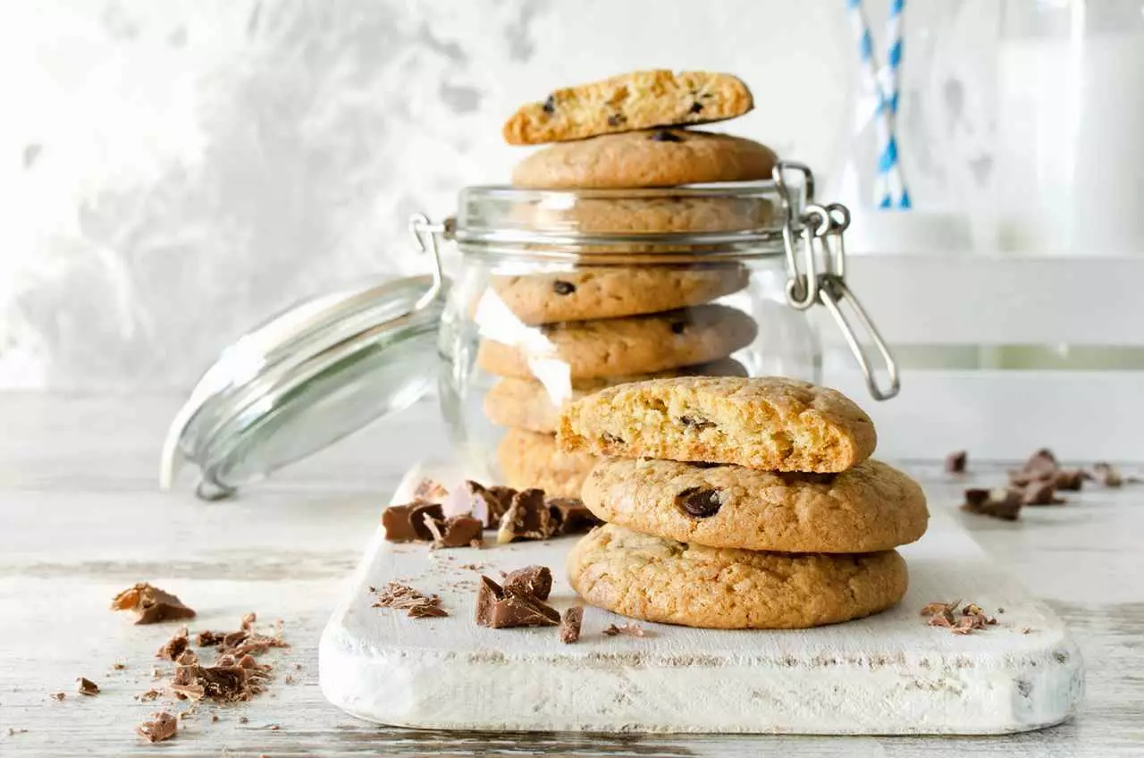 Biscuits à la farine de châtaigne et chocolat noir