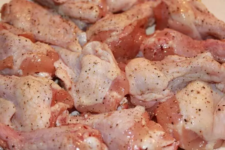 Mabilis na piniritong binti ng manok - pag-print ng recipe