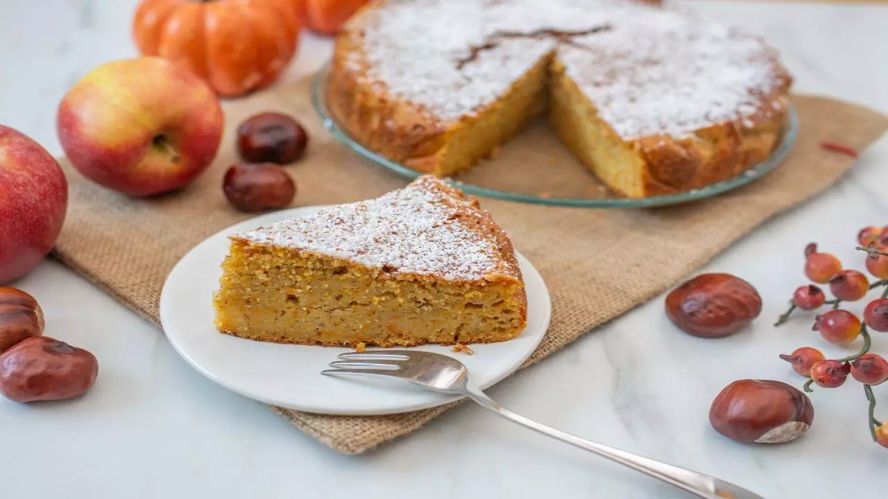 Tarta rústica de cabaza e mazá | Un doce con aroma a canela