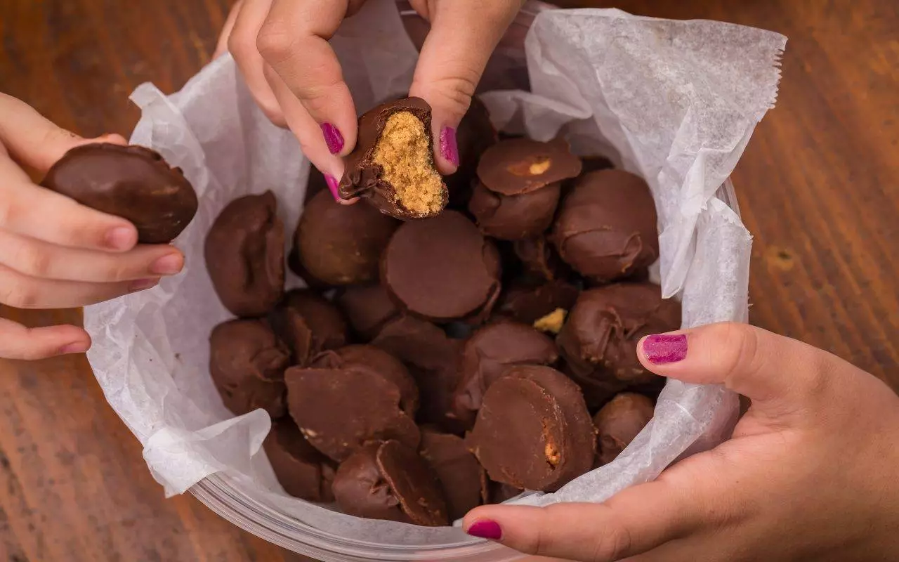 coklat kacang cetak resepi FOTO