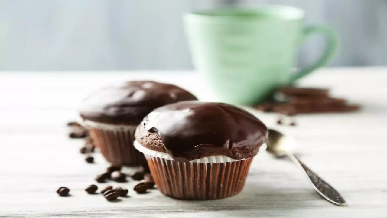 Muffins glacés au cacao | Au parfum de café un vrai régal