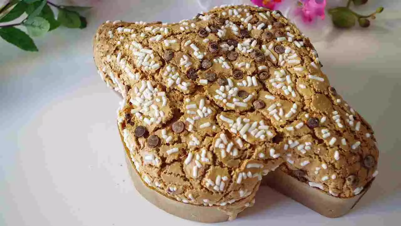 Receta Pascua Colomba light preparación sin levadura