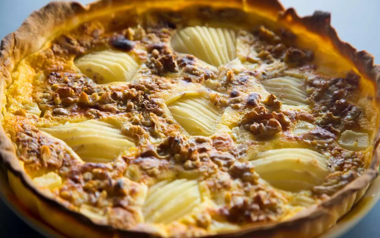 Ricotta en pear tart | It ideale dessert foar in hjerst sneon