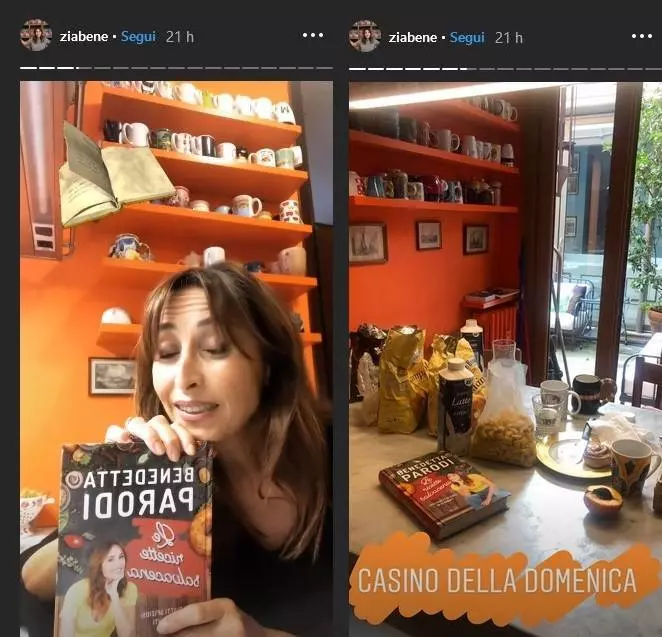 Бенедетта Пароди в грязном доме в Instagram