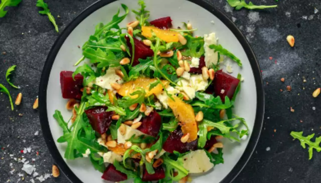 Orange beet rocket salad | Fresh and tasty goodness