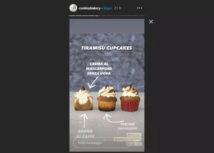 Sara Brancaccio Tiramisu Cupcake bez jaja - RicettaSprint