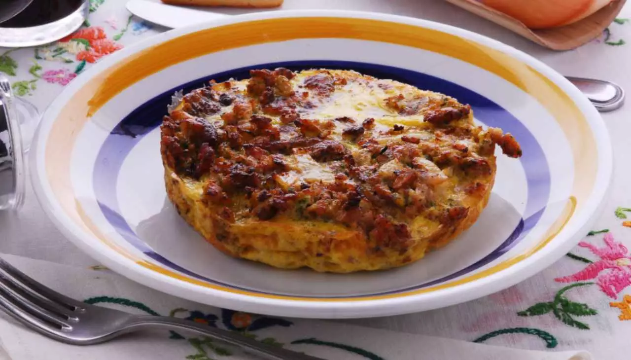Piedmontese mangy omelette daim ntawv qhia