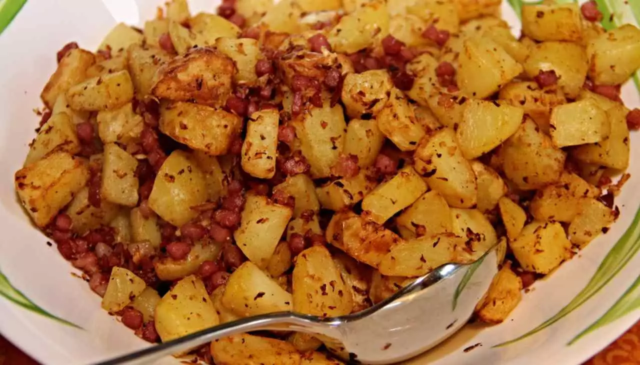 patatas asadas en rodajas