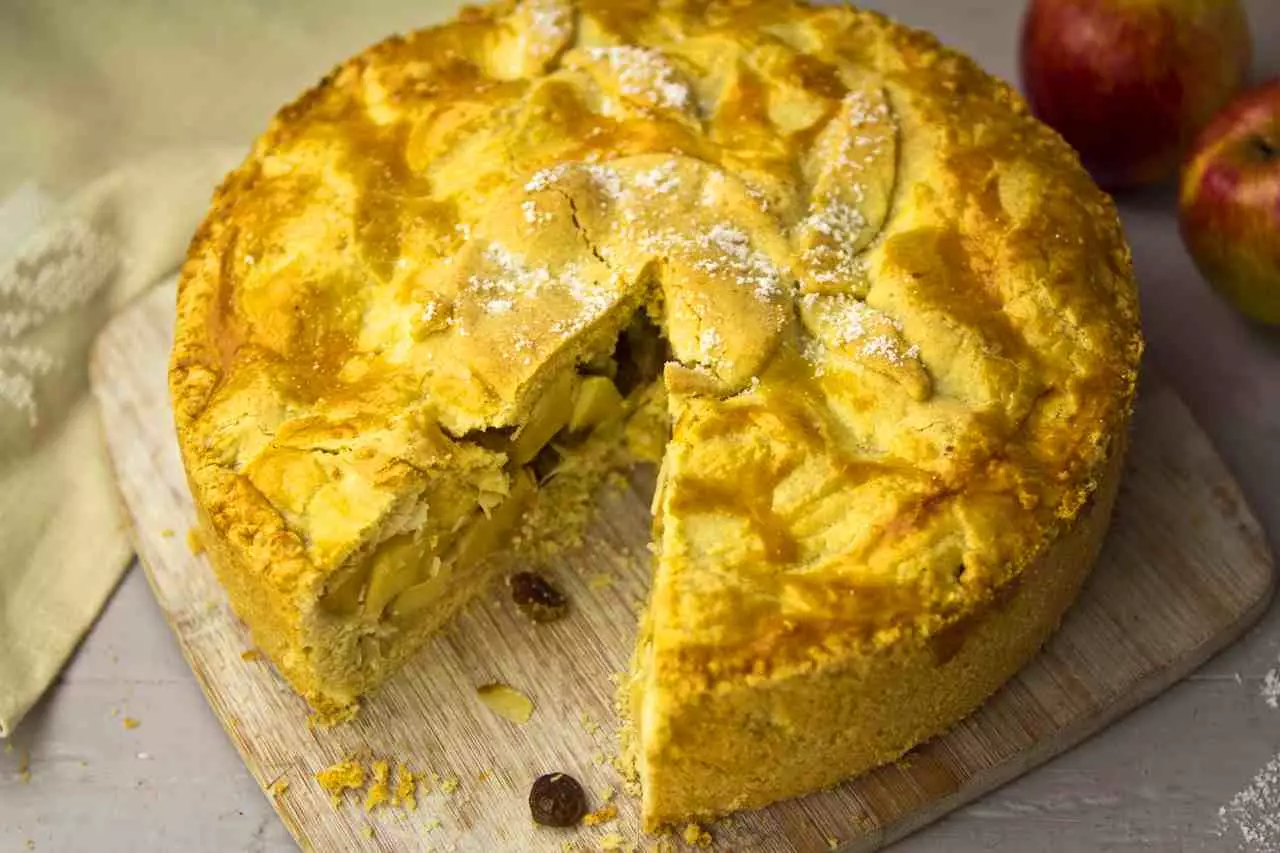 Tarte aux pommes complète au yaourt