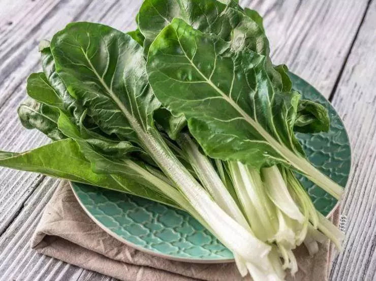 Gratinated Swiss chard