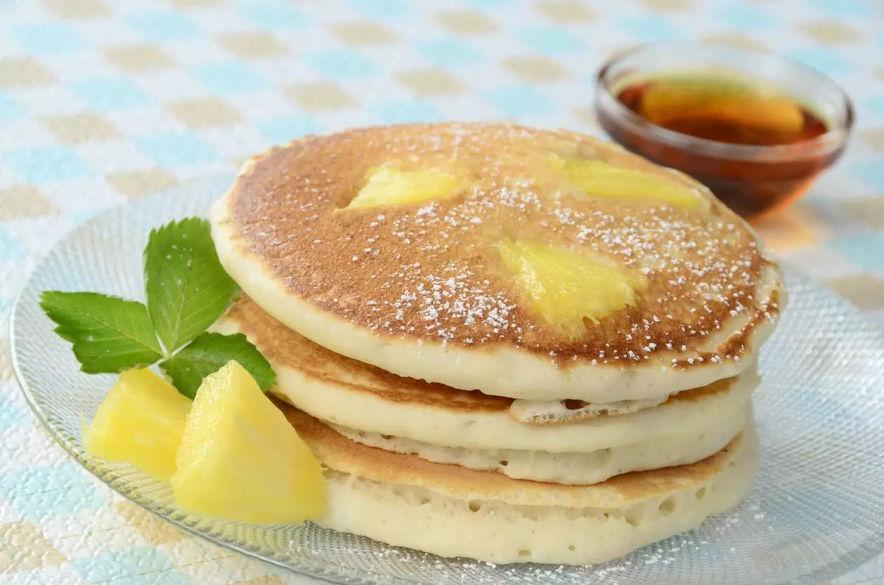 Pineapple pancakes, so you've never tried them