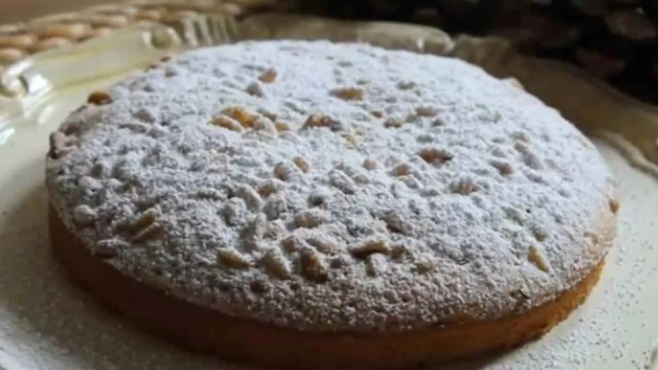 Sportellina, the Florentine pine nut cake recipe preparation