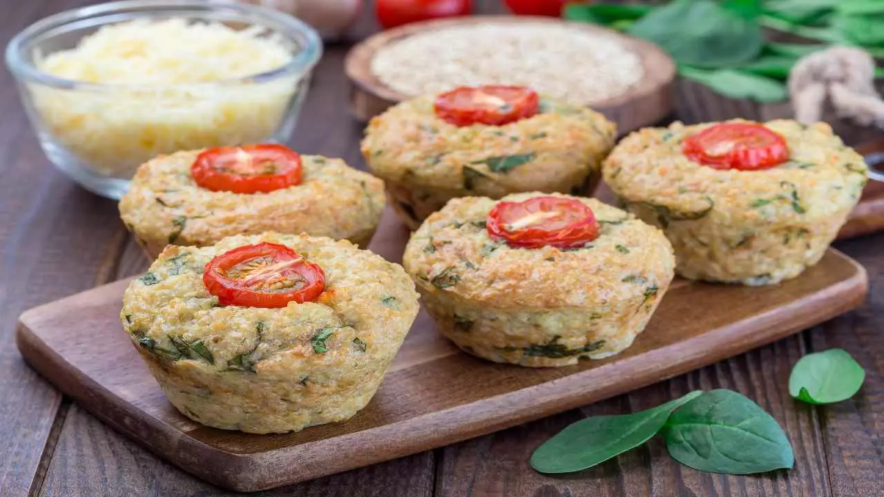 Spinach muffins