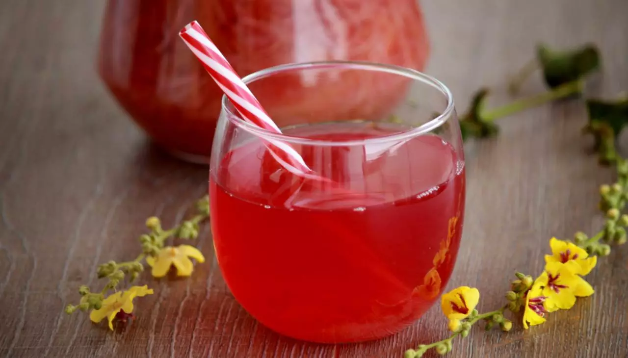 Receta casera de refresco de naranja roja