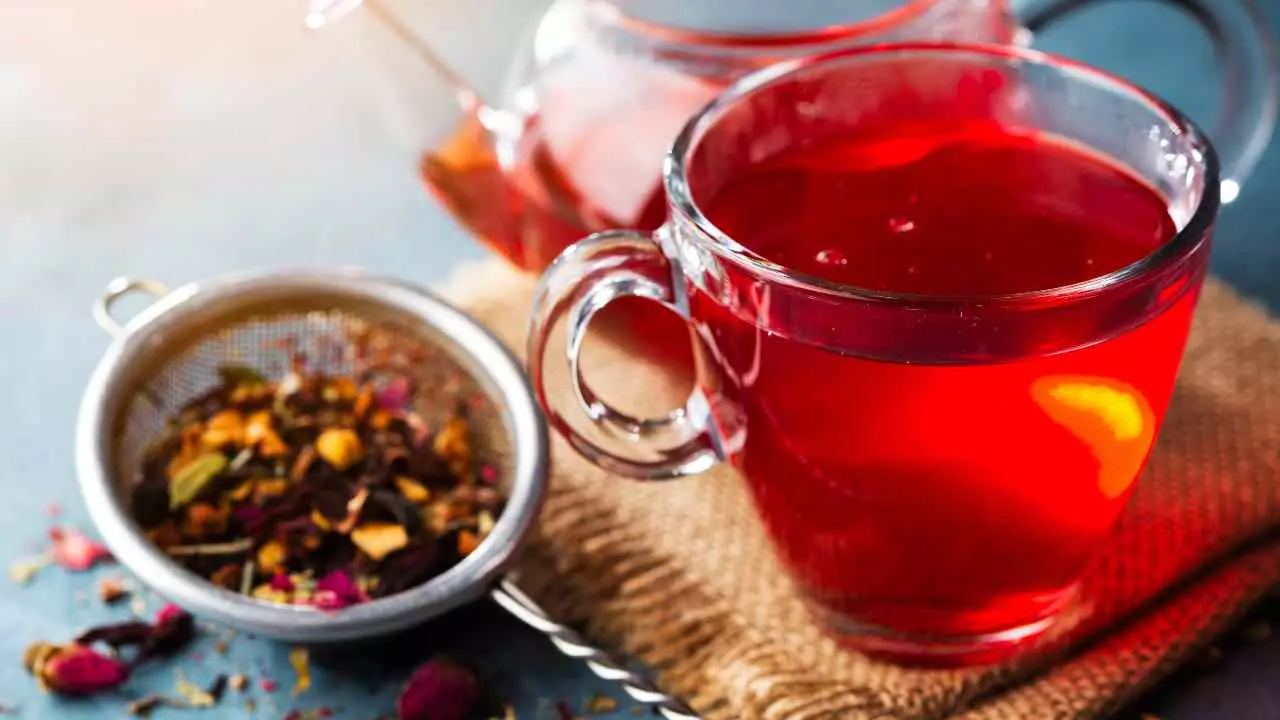 Energizing herbal tea