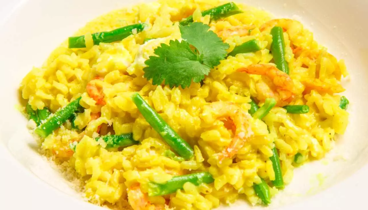 Risotto aux crevettes et haricots verts au parfum de citron | Facile et raffiné